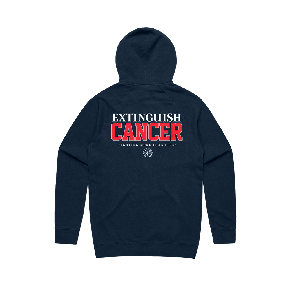Extinguish Cancer Zip Hoodie